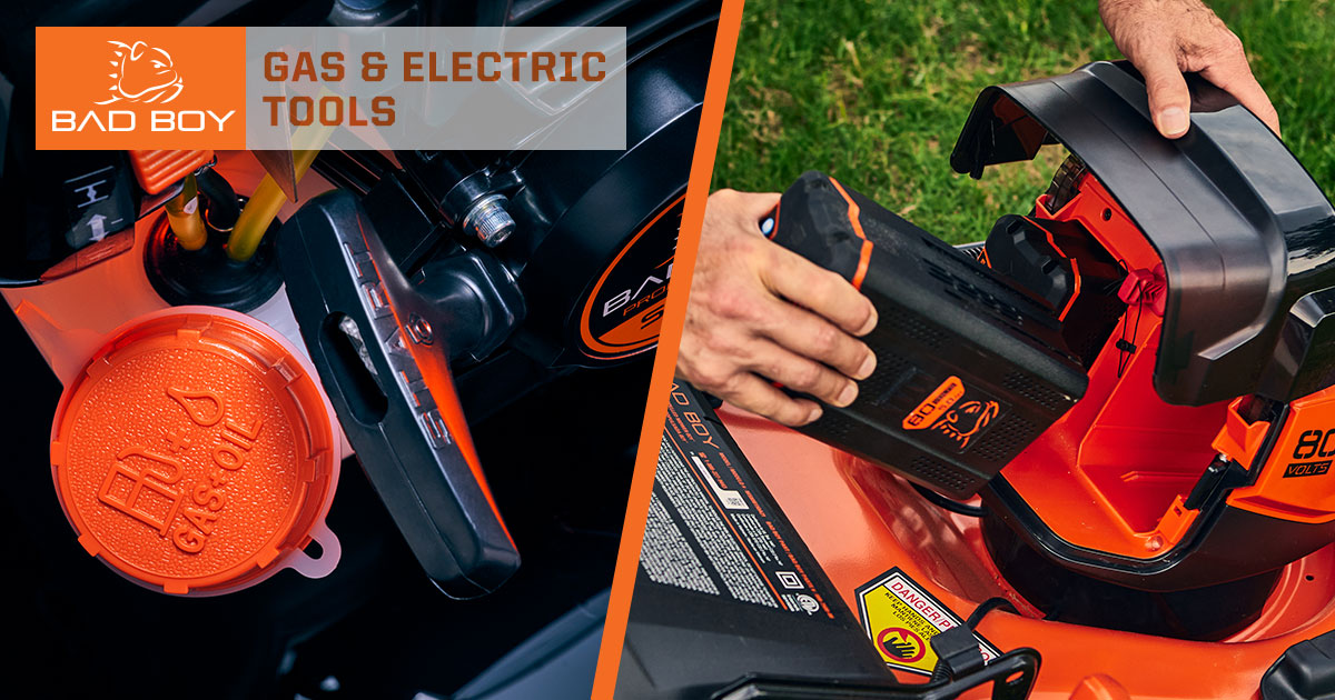 Commercial-Grade Gas & Electric Outdoor Power Equipment | Bad Boy Tools